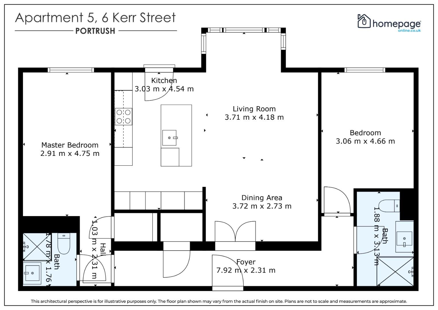 Apartment 5, 6 Kerr Street, Portrush, BT56 8DQ - SSTC - Homepage Estate ...